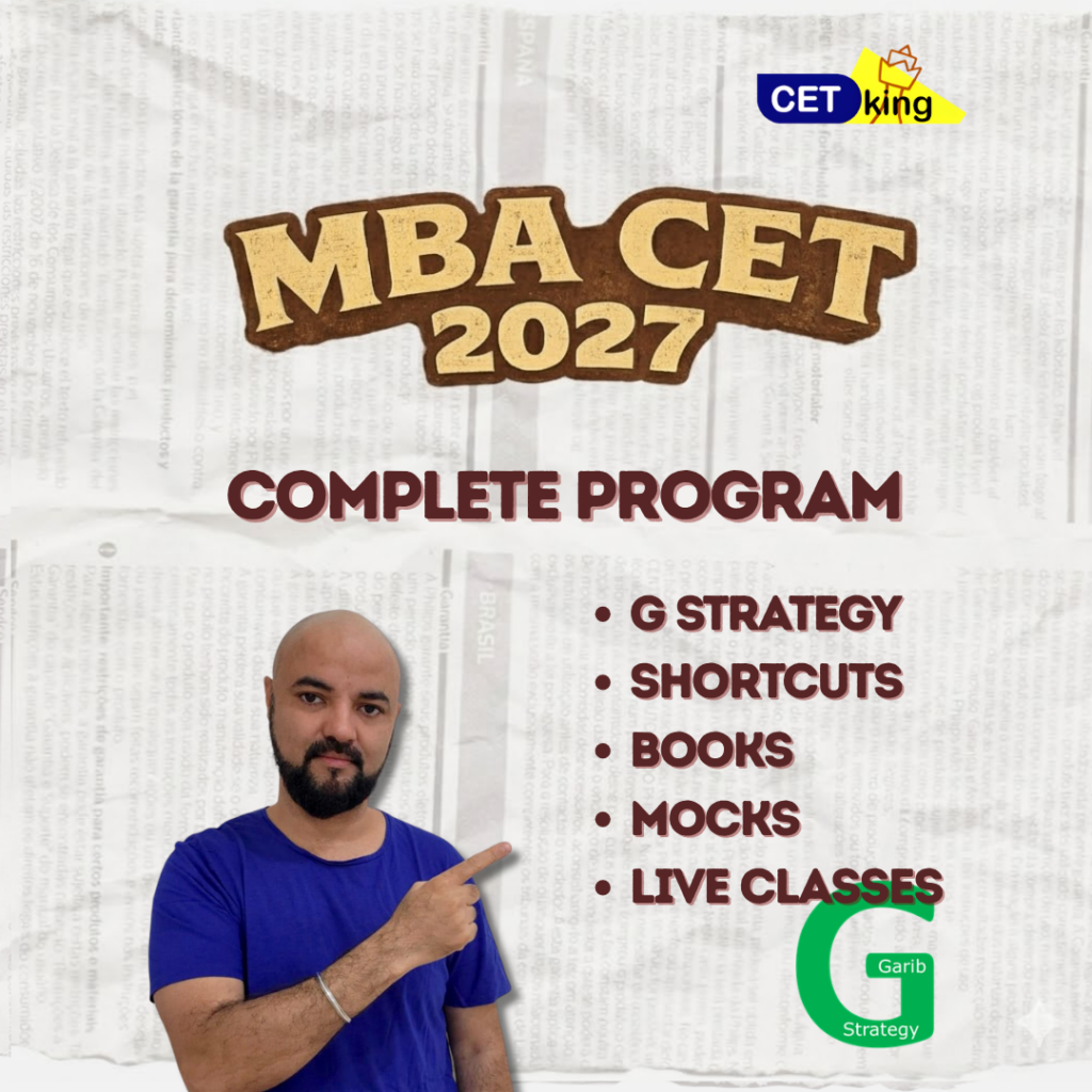 CET 2027 Complete Program – CET KING
